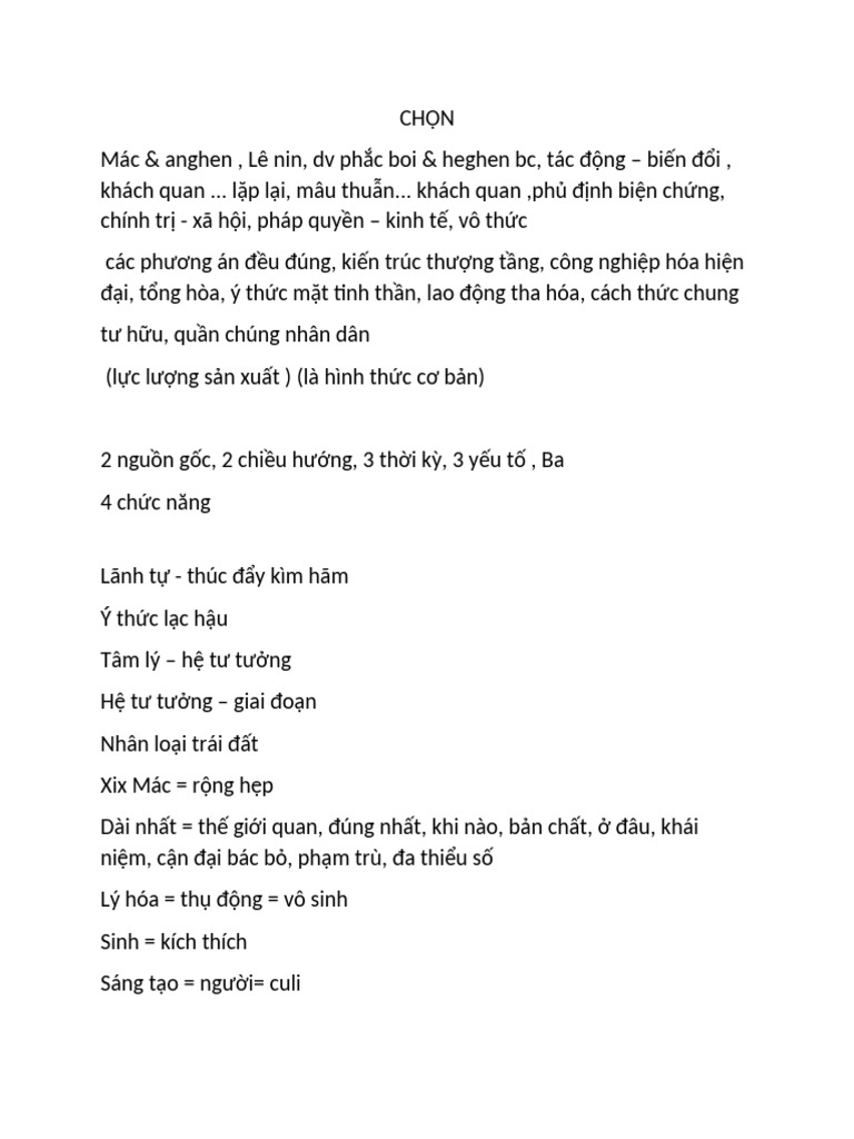 CHỌN | PDF