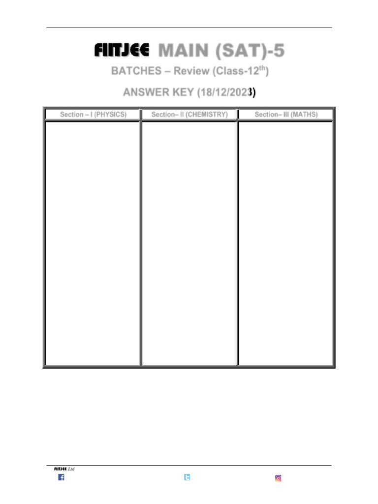 Answer Keys-REVIEW TEST-GROUP B-SAT-5-05.12.24 | PDF