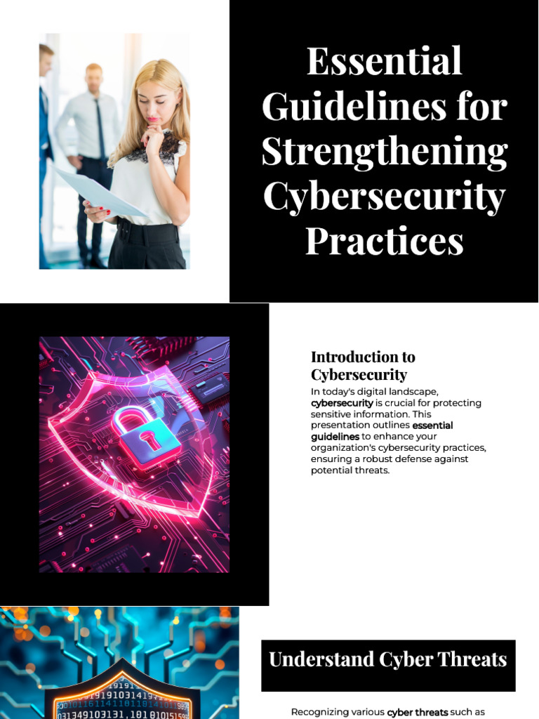 Guidelines For Strengthening Cybersecurity Practices | PDF | Security ...