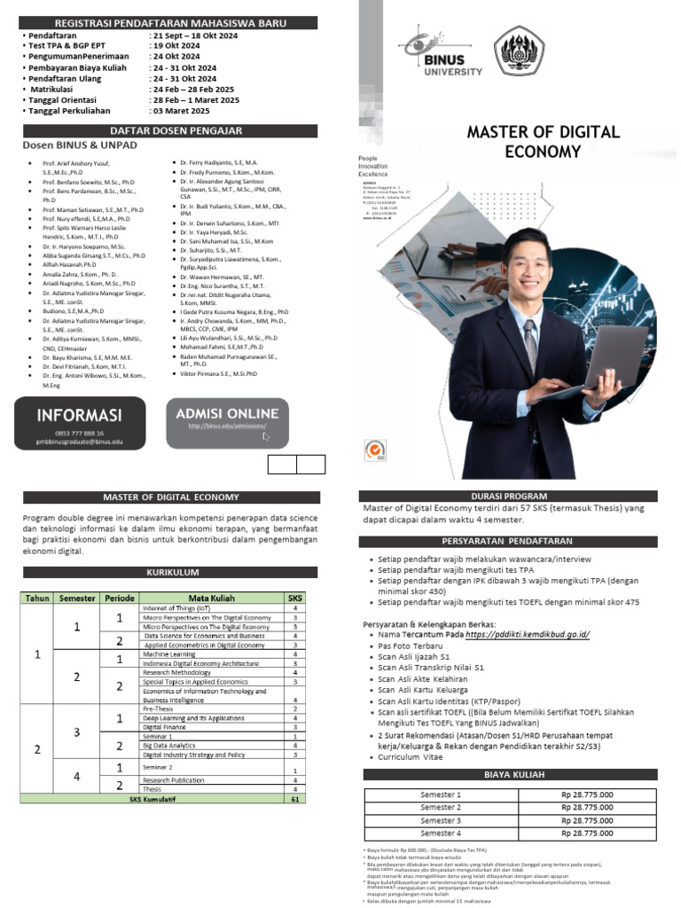 MTI BINUS X MET UNPAD | PDF