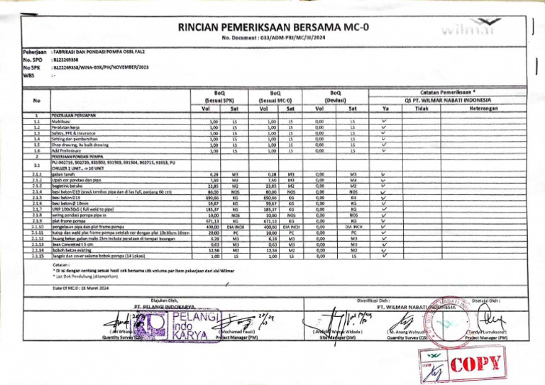 MC-0 Pondasi Pompa Osbl Fal2 | PDF