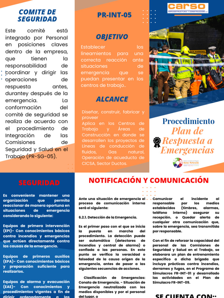 Protocolo de Respuesta a Emergencias | PDF | Emergencia