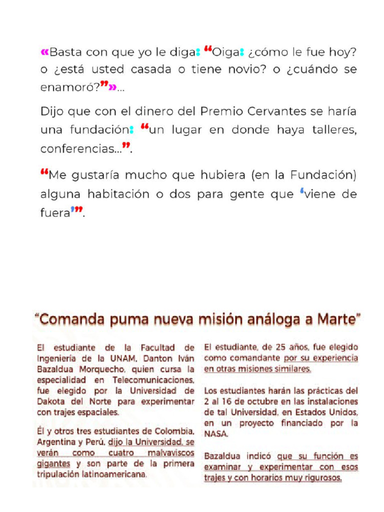 Comillas | PDF