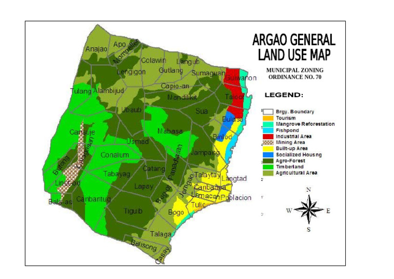 Annex 1 Zoning Odrinance No 70 Gen. Land Use Map | PDF