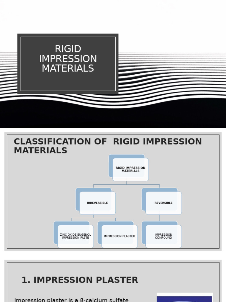 Rigid Impression Materials | PDF | Dental Material | Plaster