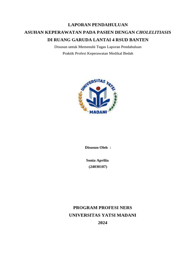 LP Kolelitiasis | PDF