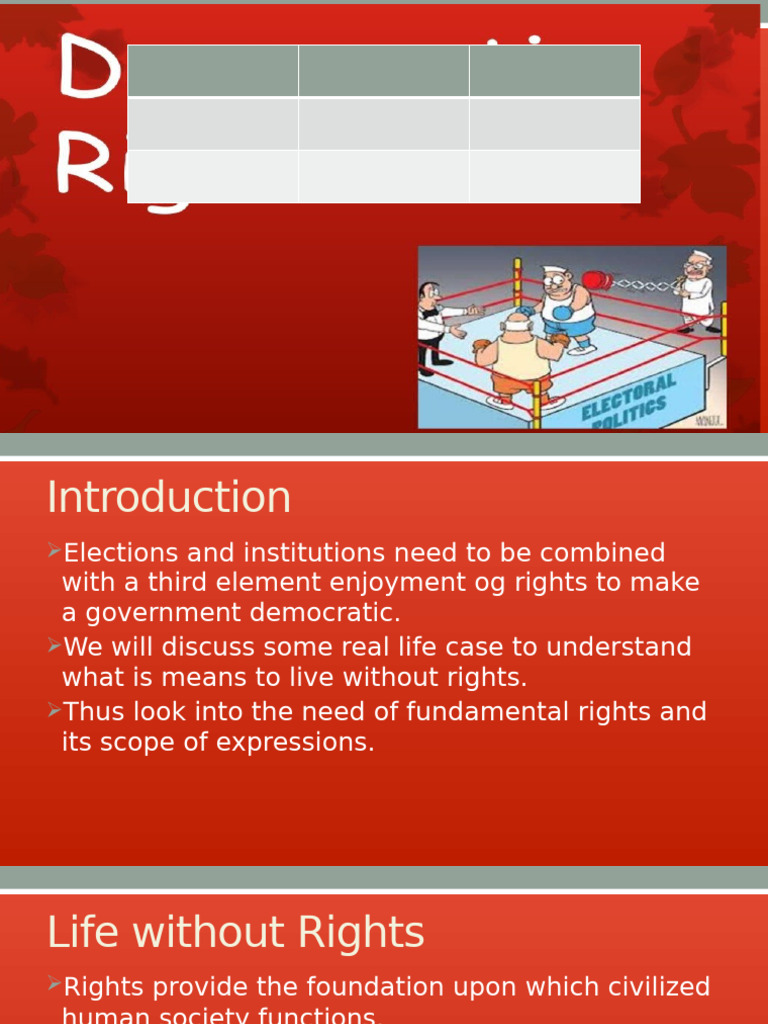 Democratic Rights | PDF