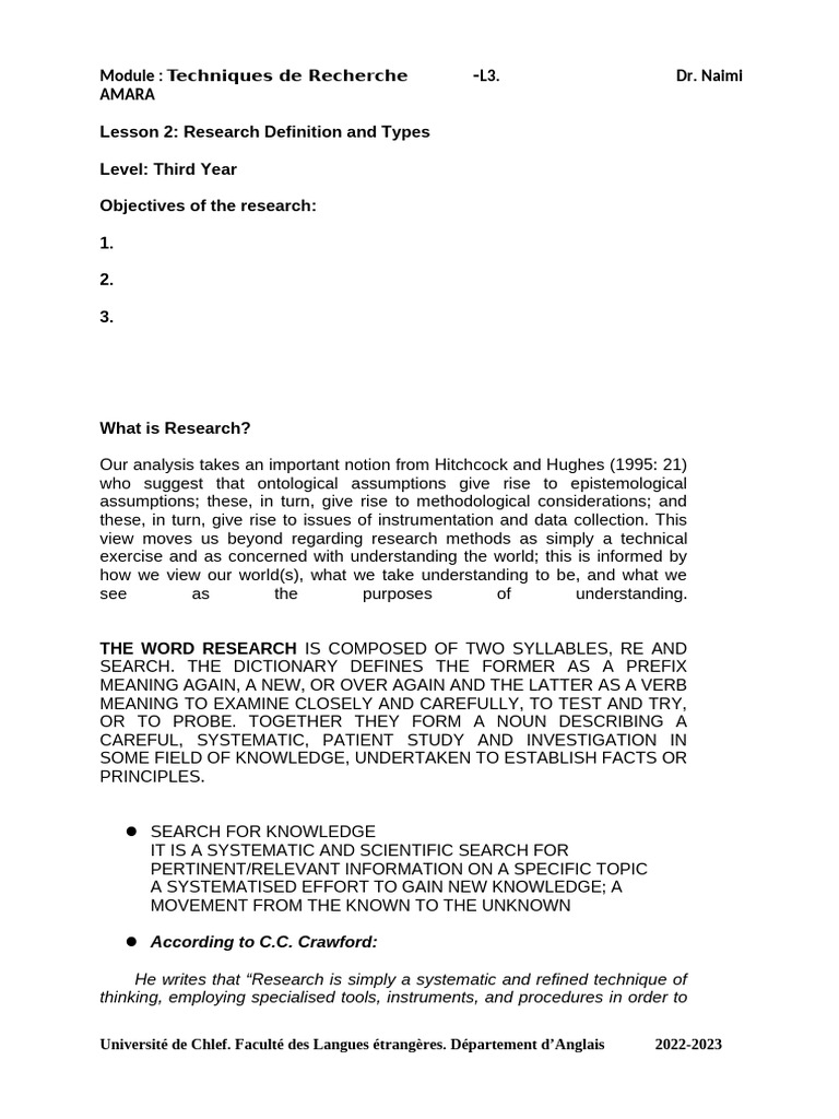 Lesson 2 Research Definition | PDF | Validity (Statistics) | Science