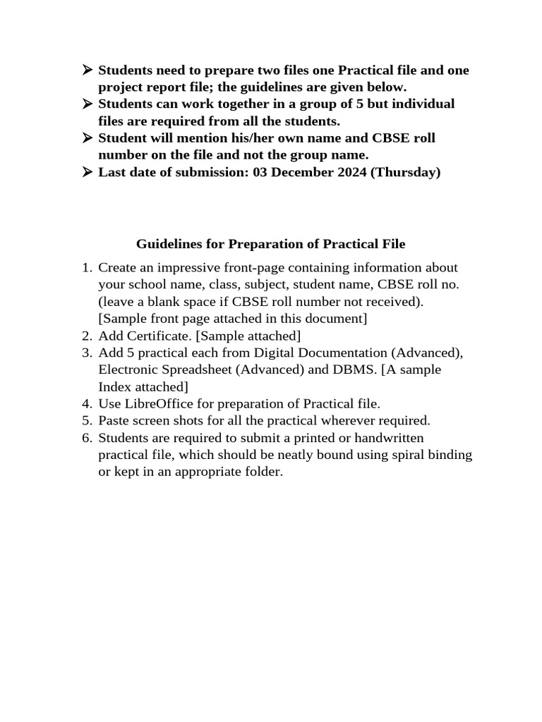 IT Practical and Project Report Guide | PDF | Databases | Computing