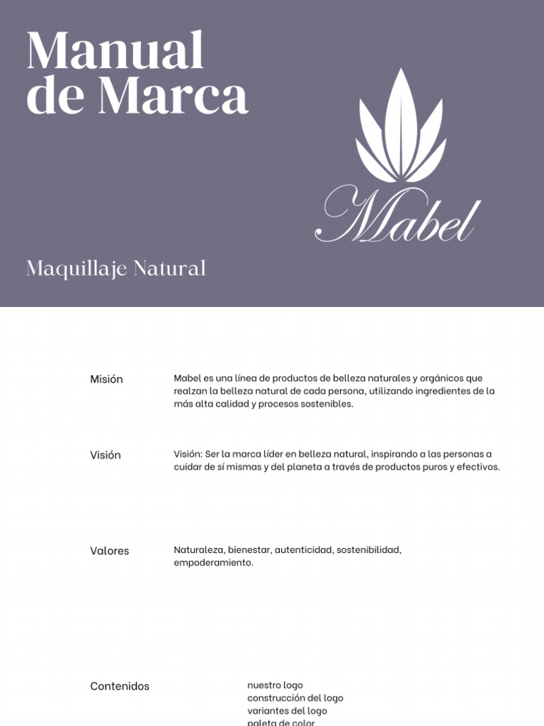 Presentación Manual Mabel | PDF