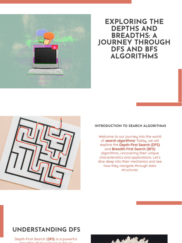 Slidesgo Exploring The Depths and Breadths A Journey Through Dfs and Bfs Algorithms ...