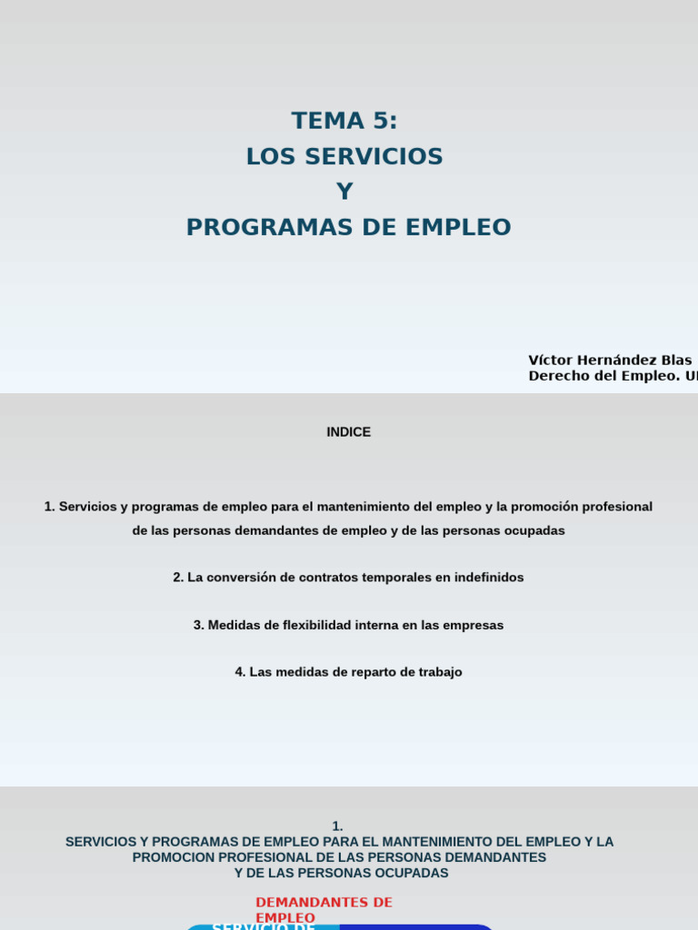 Servicios y Programas de Empleo 2023 | PDF | Empleo | Desempleo