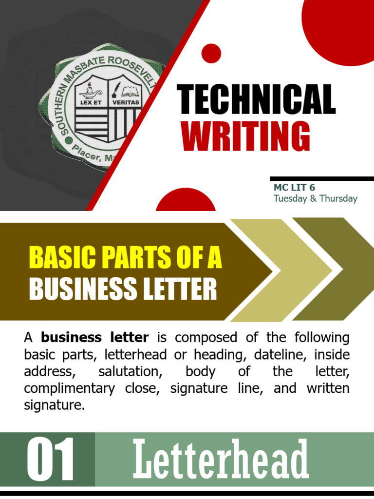 Basic Parts of A Business Letter 082121 | PDF | Punctuation | Text