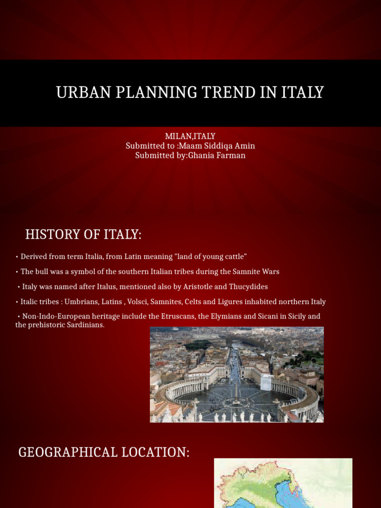 Urban Planning Trends in Milan, Italy | PDF | Italy | Milan