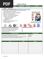 Toolbox Talk Form | PDF