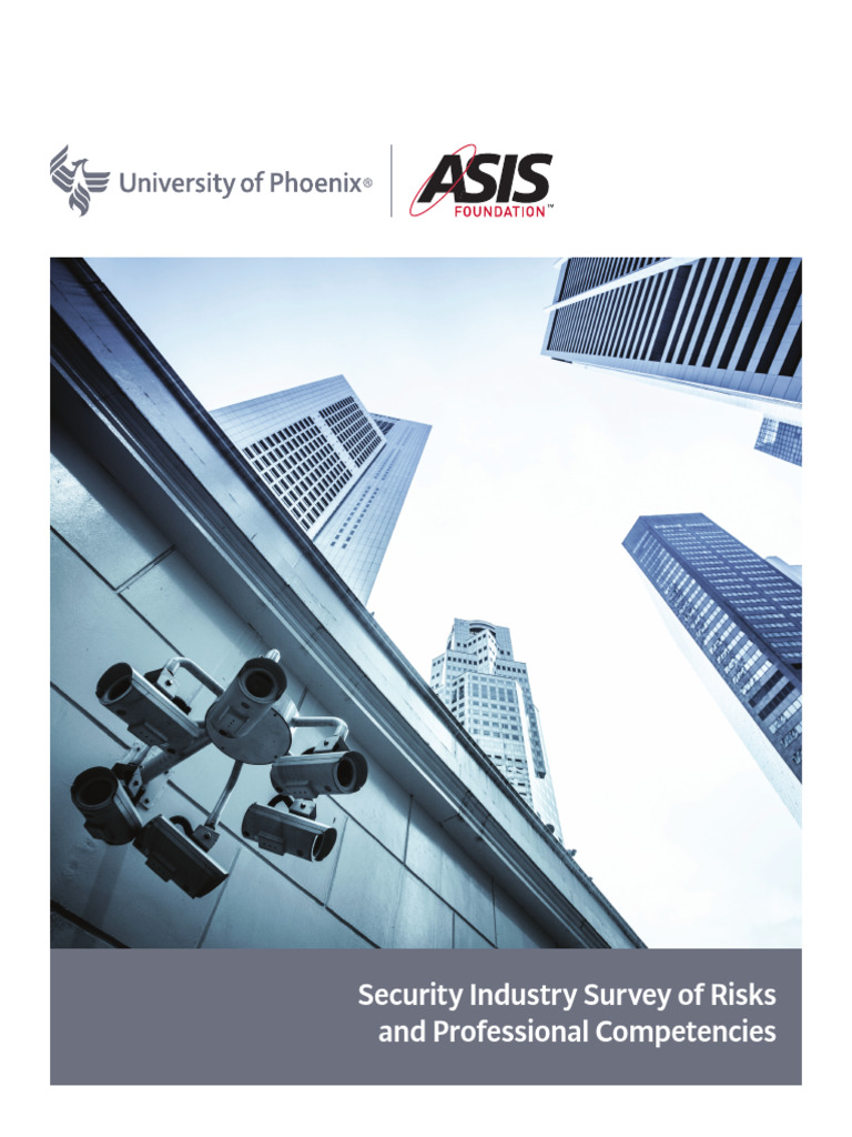 ASIS-Security Industry Survey of Risks and Professional Competencies ...