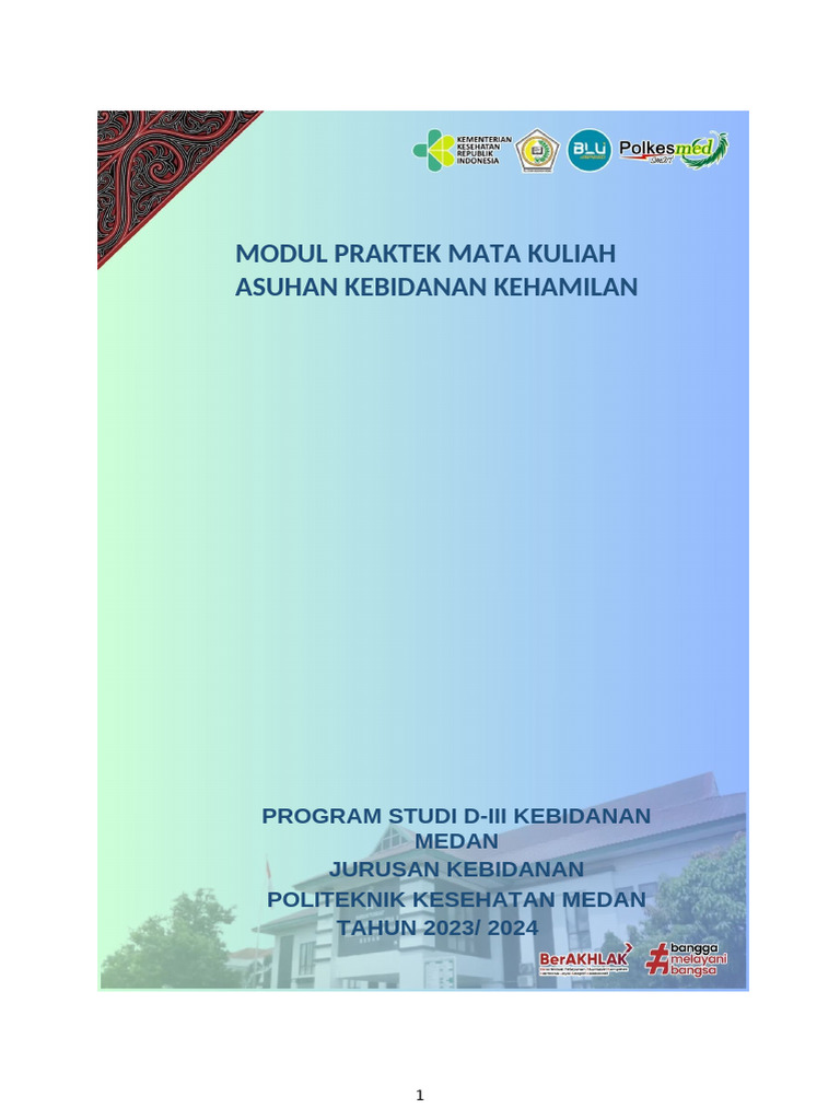 Modul Praktek Askeb Hamil 2023-2024 | PDF