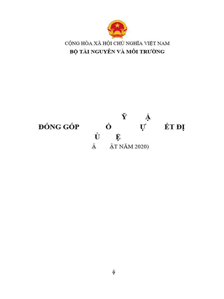 NDC Cap Nhat Baocao Ky Thuat Final | PDF