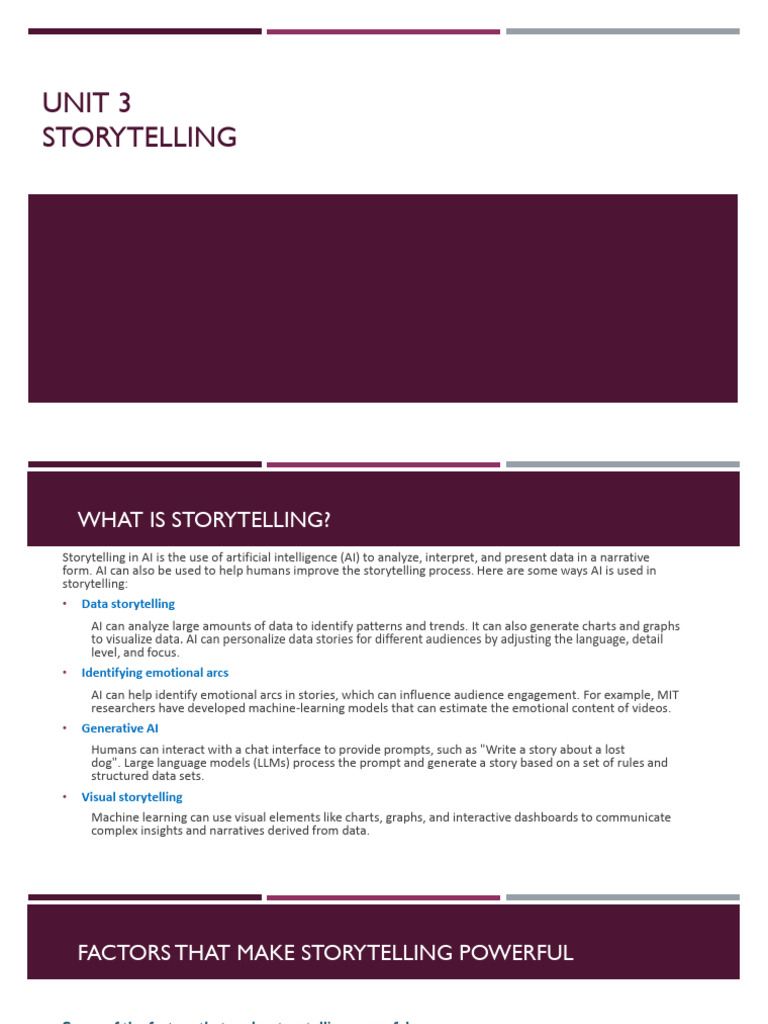 AI-Driven Data Storytelling Techniques | PDF | Narrative | Artificial ...
