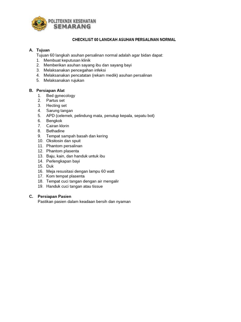 Daftar Tilik 60 Langkah Apn Fix 11 Oktober 2022 | PDF