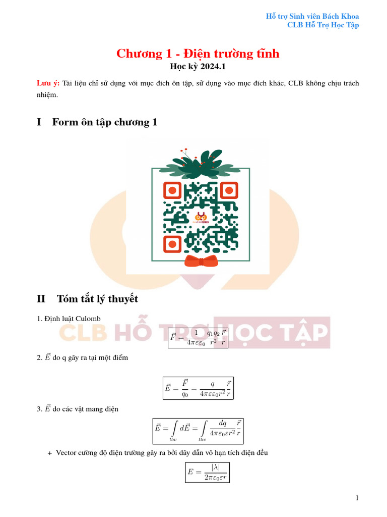 ôn tập vldc 2 | PDF