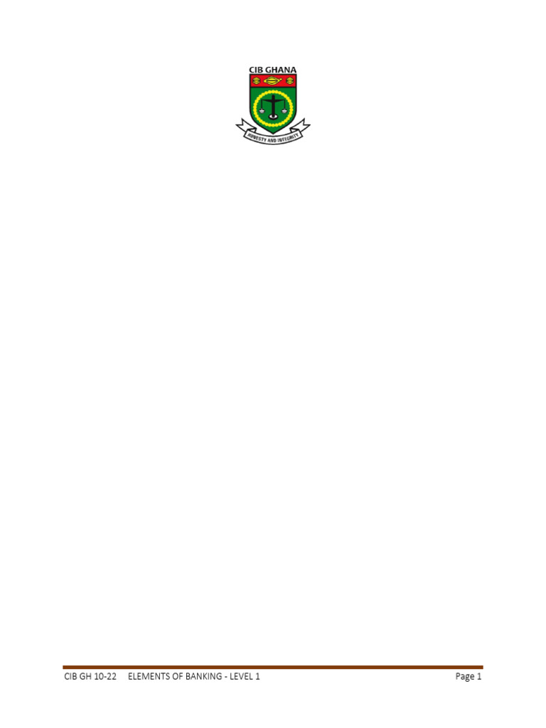 Elements of Banking Oct 22 Final Draft | PDF | Banks | Cheque