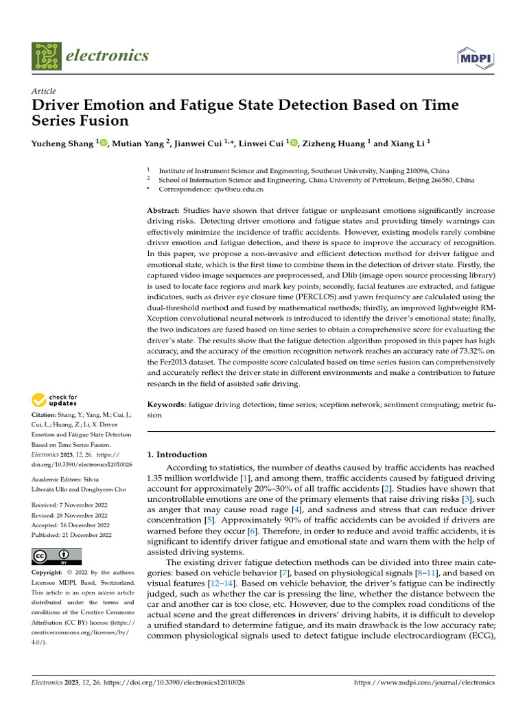 Driver Emotion and Fatigue State Detection Based o 241116 133735 | PDF | Artificial Neural ...