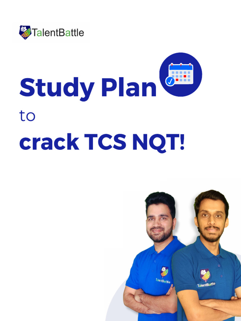 TCS Study Plan | PDF