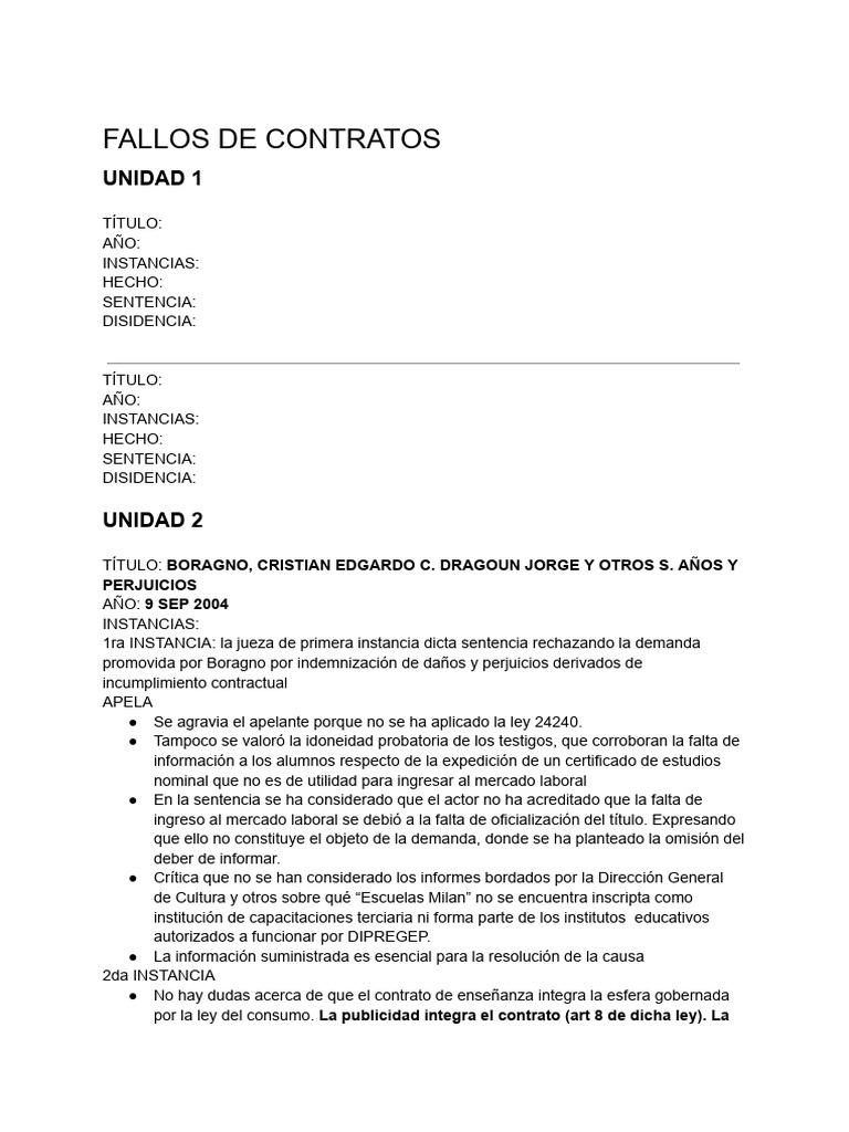 Fallos Admin y Contratos | PDF | Daños y perjuicios | Herencia