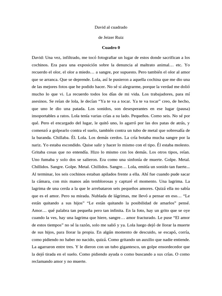 David Al Cuadrado 6 | PDF | Amor
