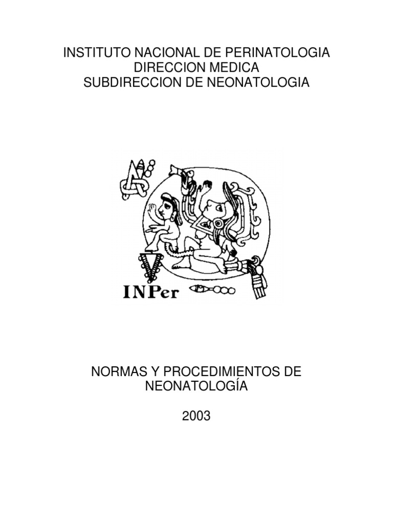 Normas INPer Instituto Nacional de Perinatologia