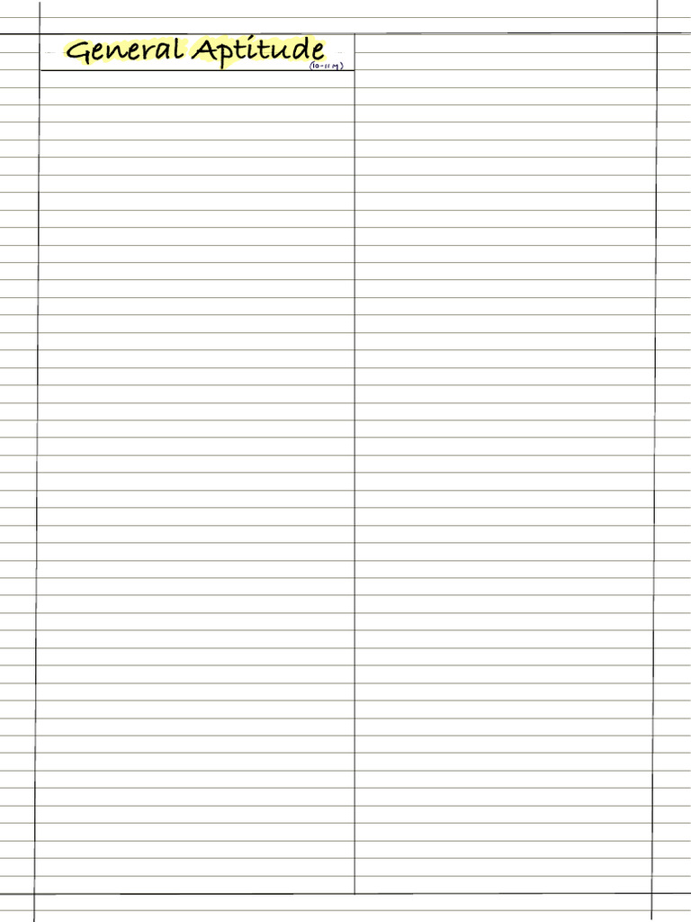 Gate Aptitude | PDF