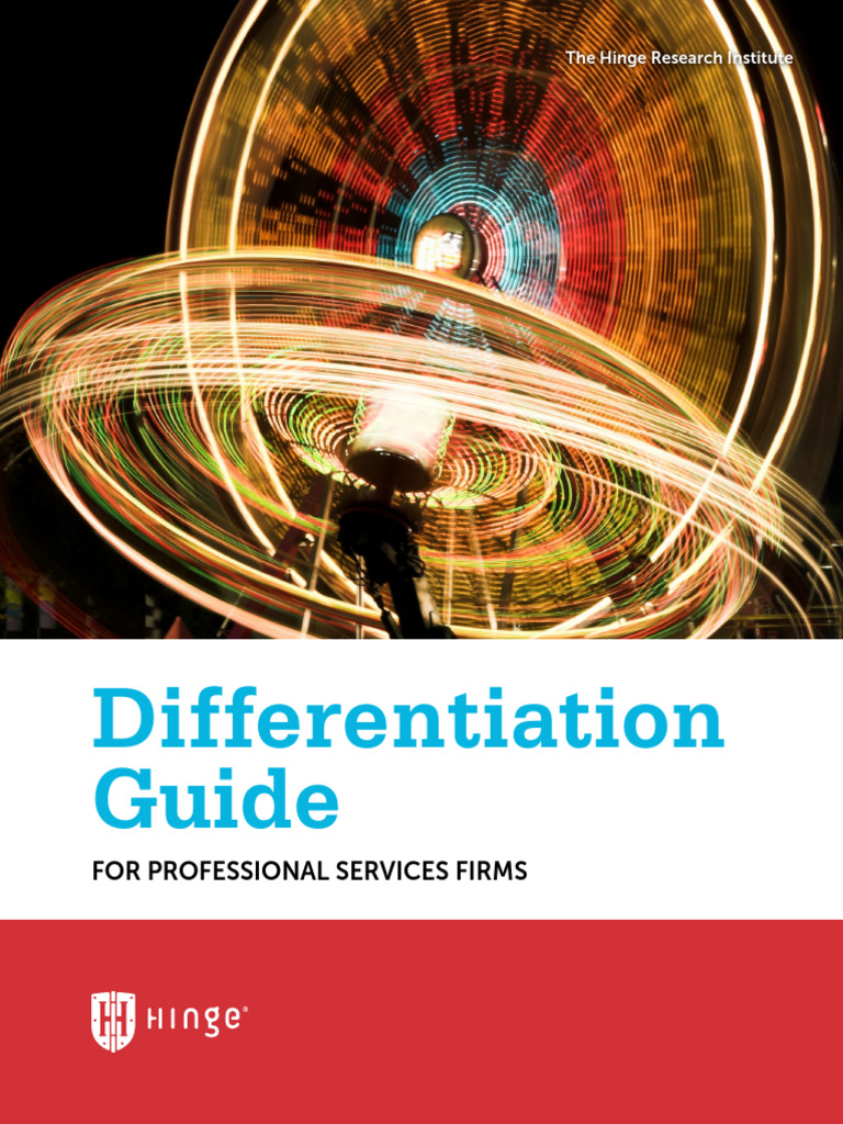 Hinge Differentiation Guide | PDF | Brand | Competitive Advantage
