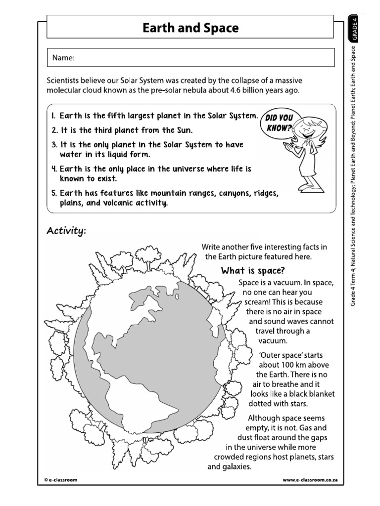 Earth and Space | PDF