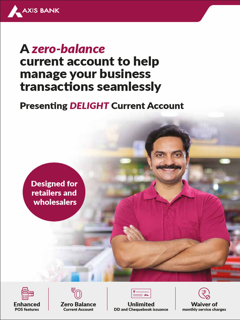 onepager-delight-ac-cadel | PDF | Debit Card | Transaction Account