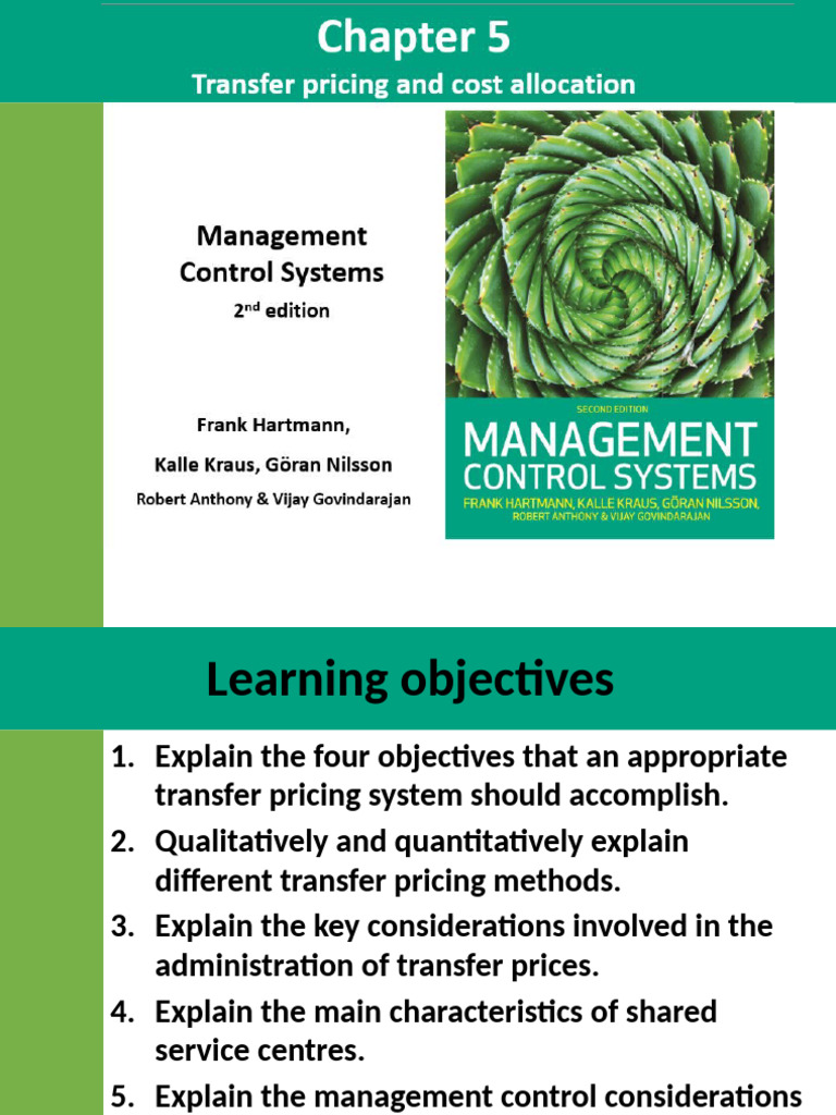 Chapter 5 - Transfer Pricing 2 | PDF | Pricing | Prices