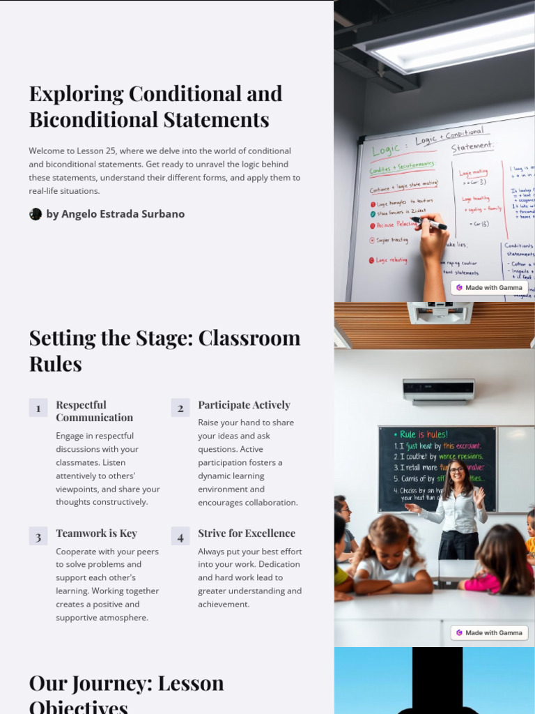Exploring Conditional and Biconditional Statements | PDF | Mathematical Logic | Logic