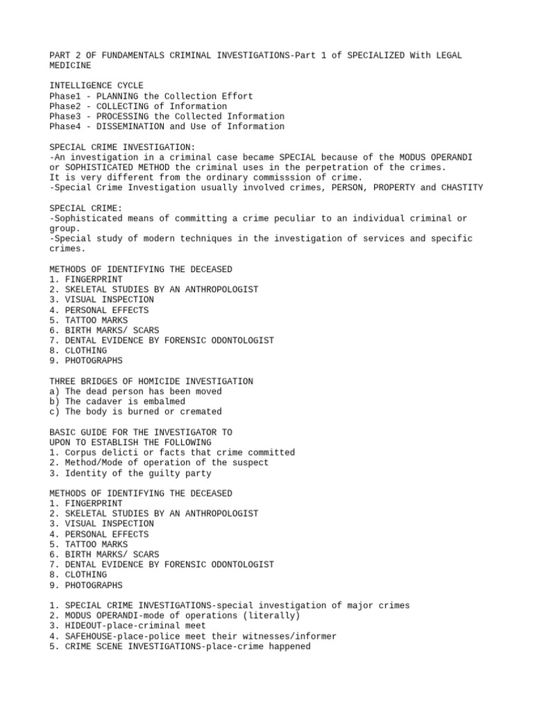 cdi2 | PDF | Autopsy