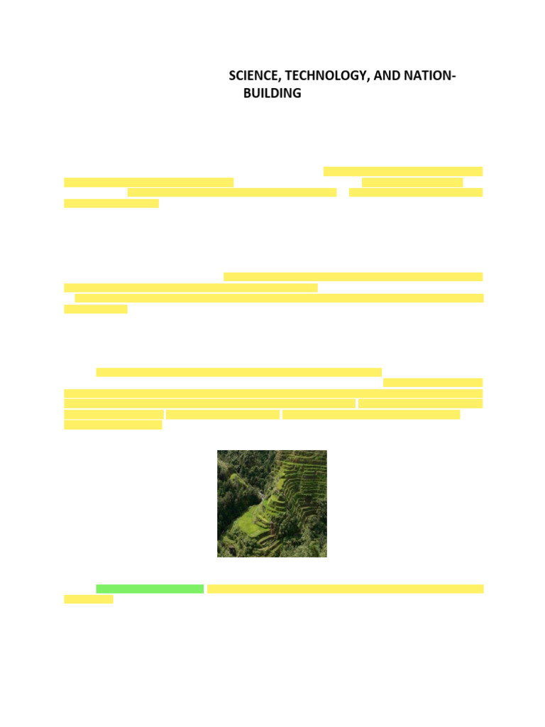 Module 1 Section 4 Science Technology And Nation Building Pdf Science Science Education