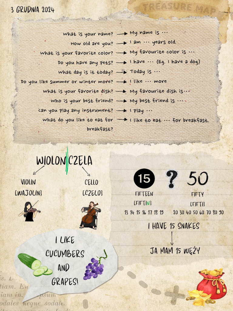 Vocabulary Treasure Hunt Guide | PDF