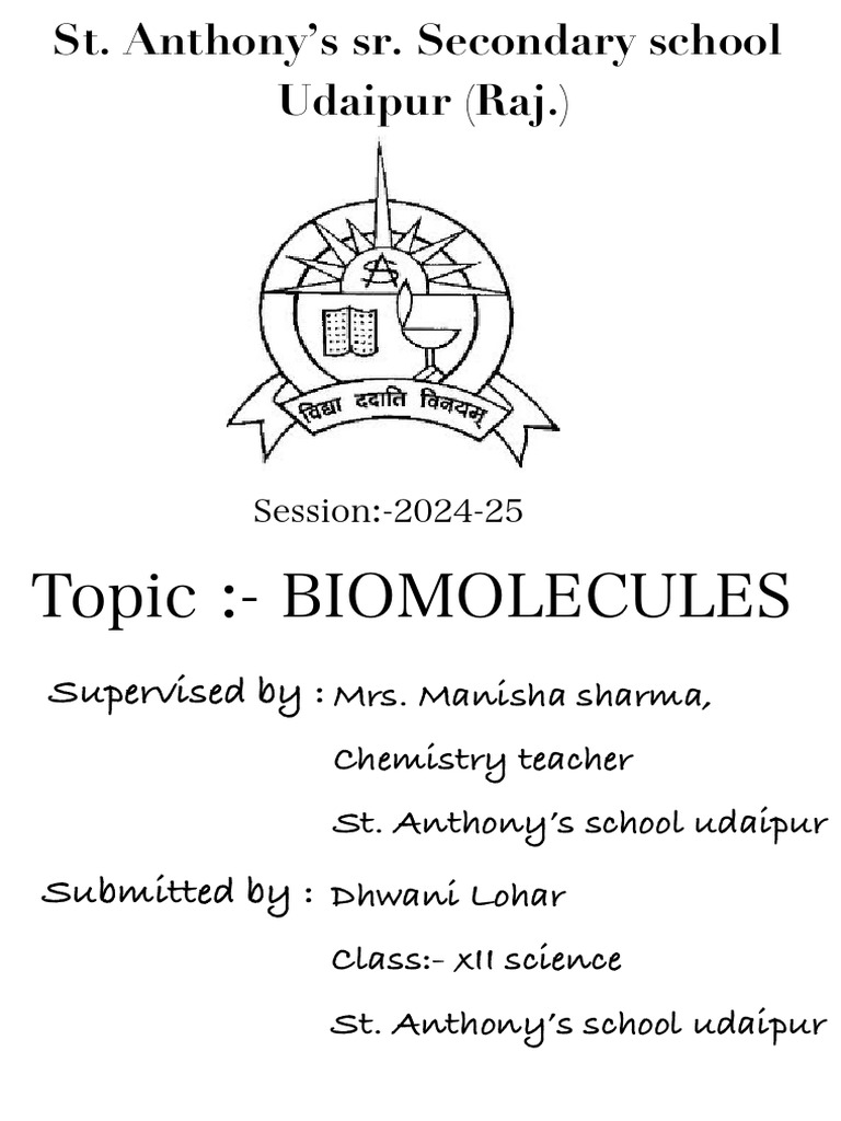Chemistry Project | PDF | Biomolecules | Nucleotides