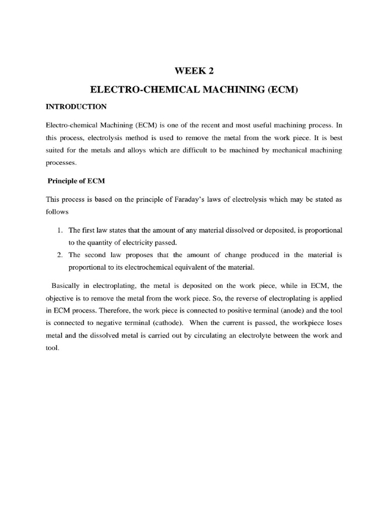 AM Week 2 ECM NOTES | PDF