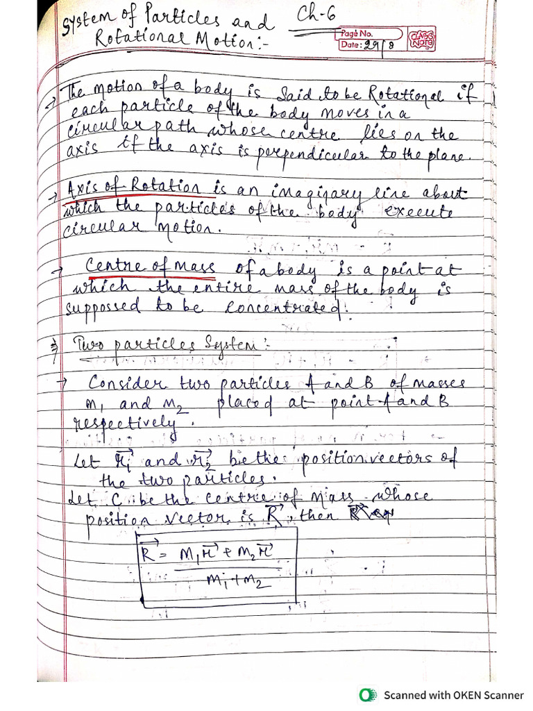 Rotational Motion Ch6 | PDF