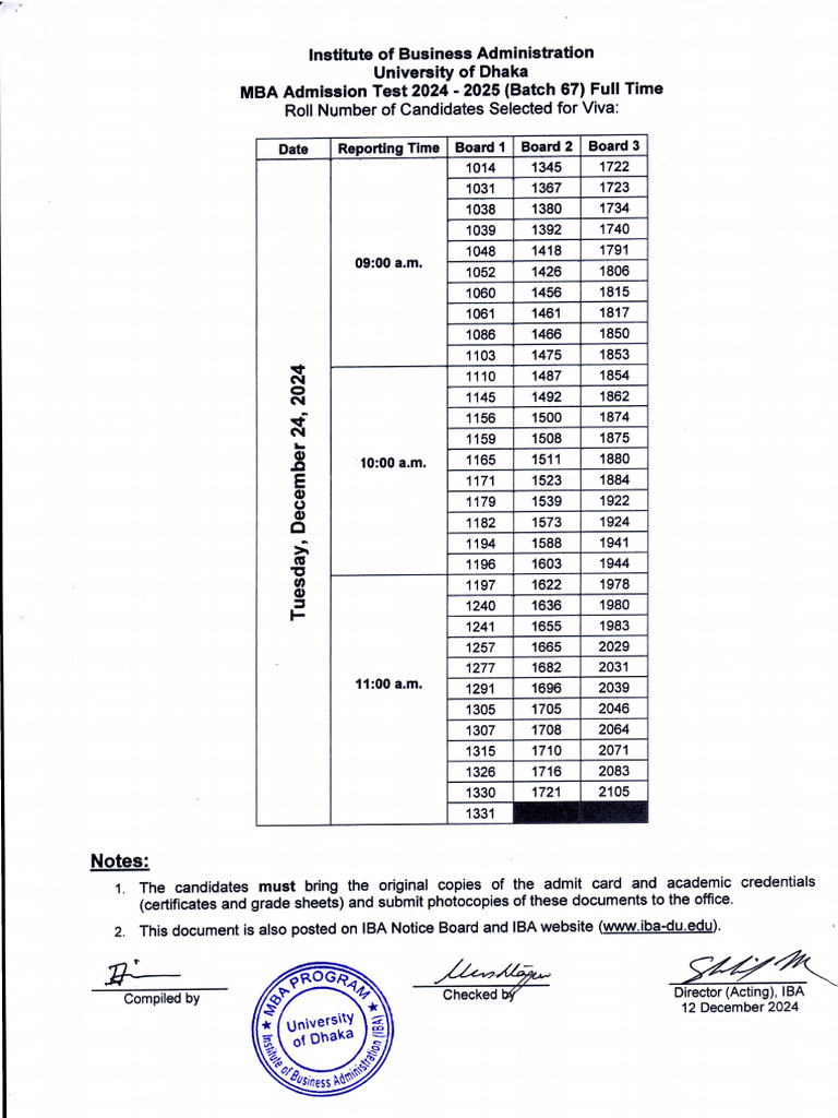 MBA Admission Test 2024-2025 | PDF | Qualifications | Vocational Education