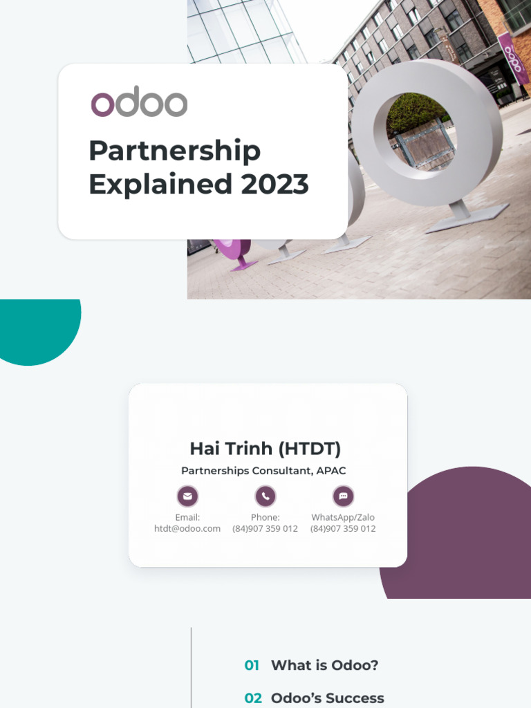 Odoo Partnership Programe - 10. 2023 | PDF | Cloud Computing | Business Model