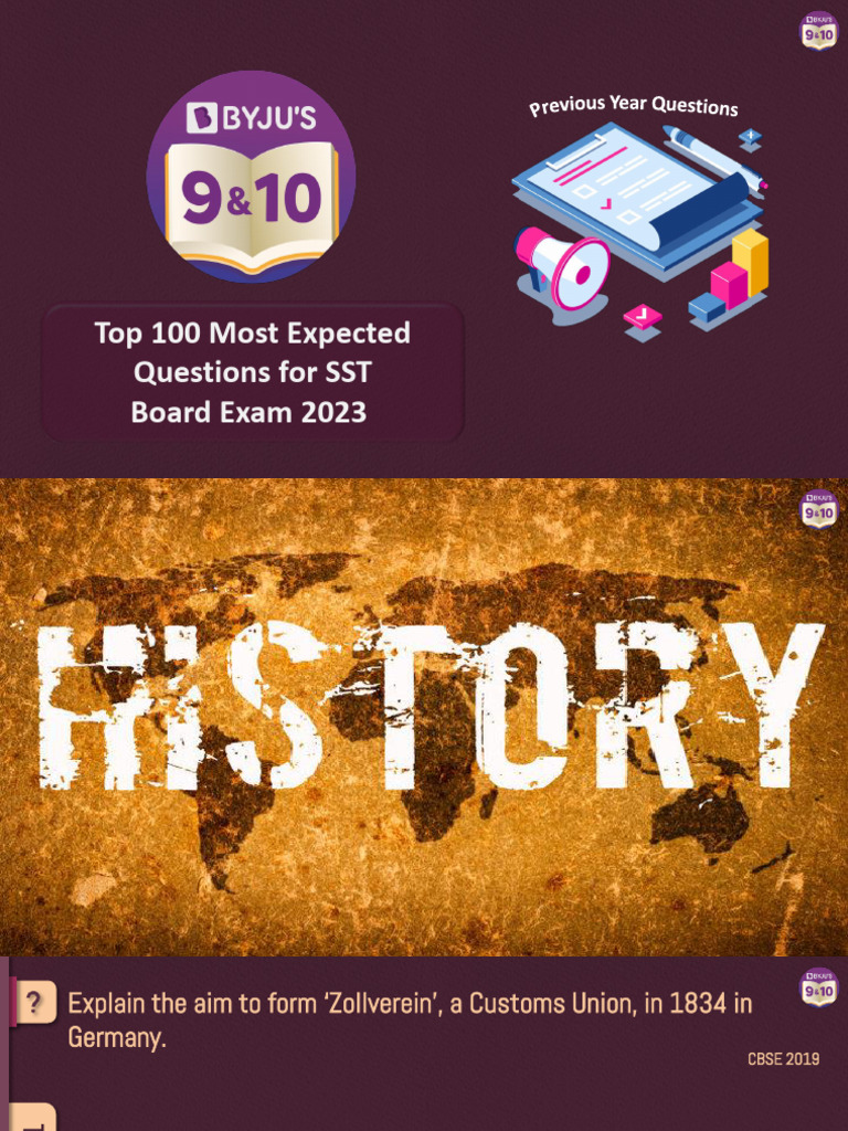 SSt 100 PYQs- 2023_Final | PDF | Balkans | German Empire