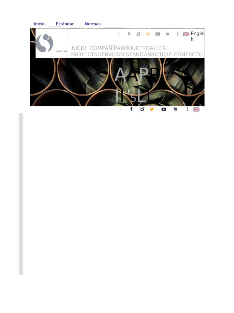 API 5L, Tubo de Línea API 5L, Tubo de Acero API 5L, Estándar API 5L-1-17 | PDF | Tubería ...