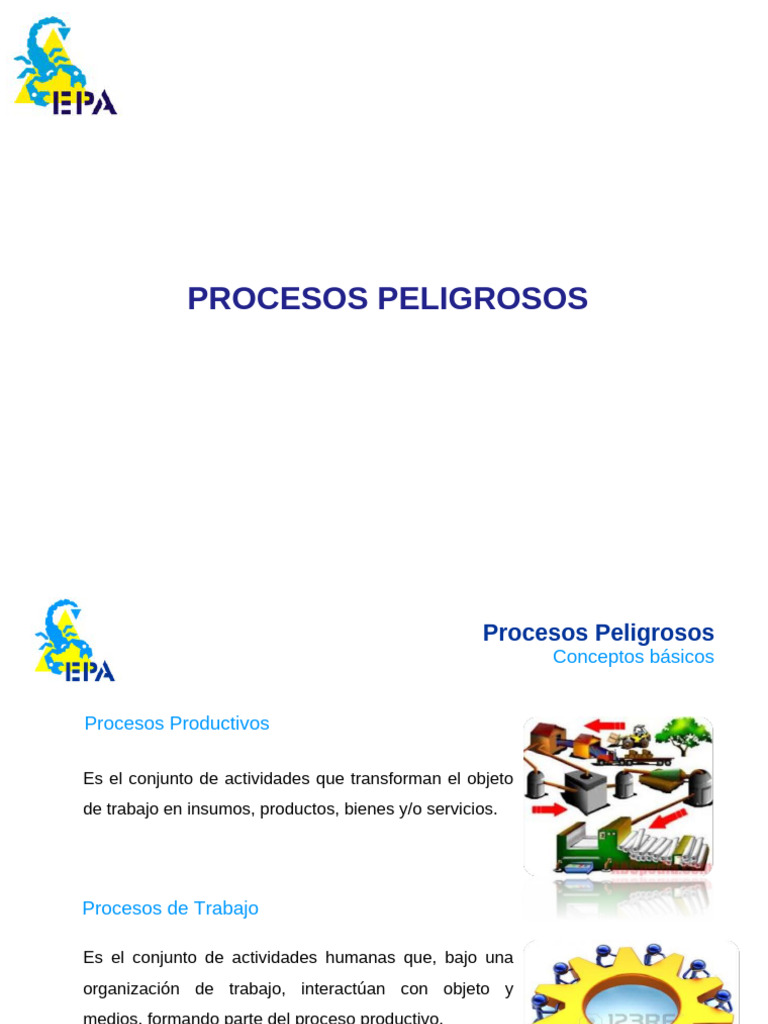 Presentación Proceso Peligroso Definitiva | PDF | Business