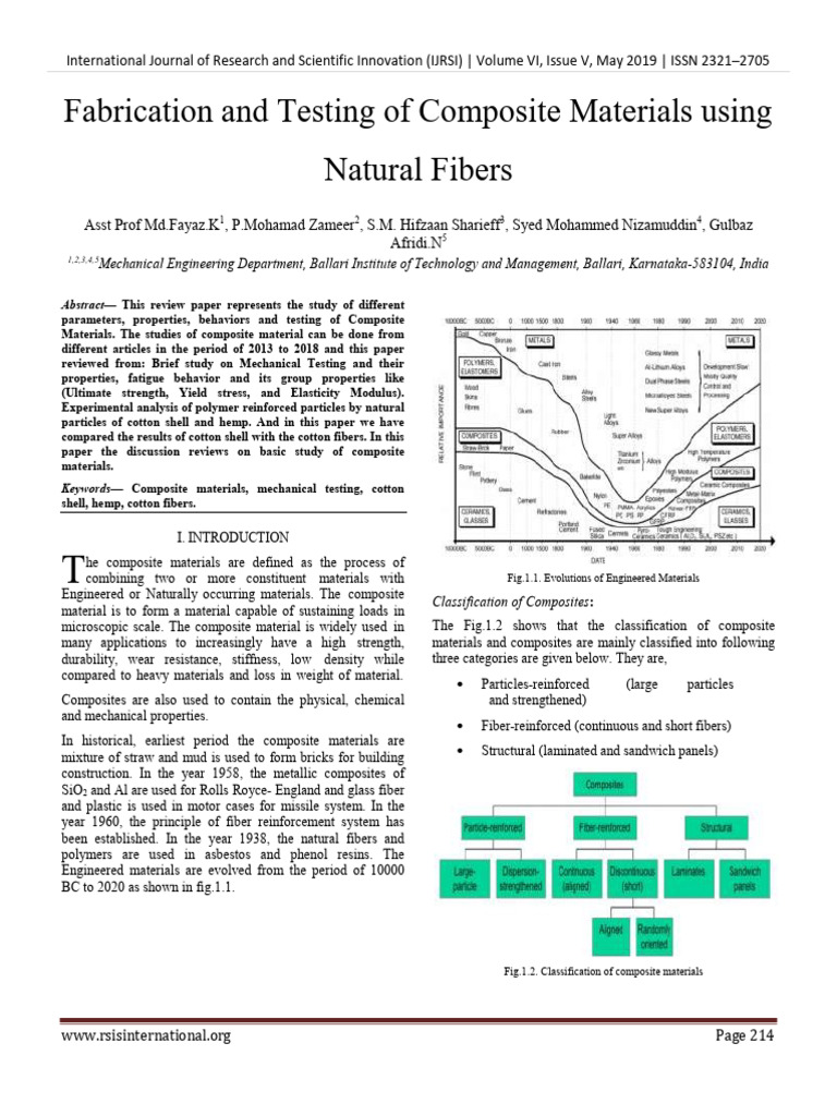 Natural Fibers | PDF | Composite Material | Strength Of Materials