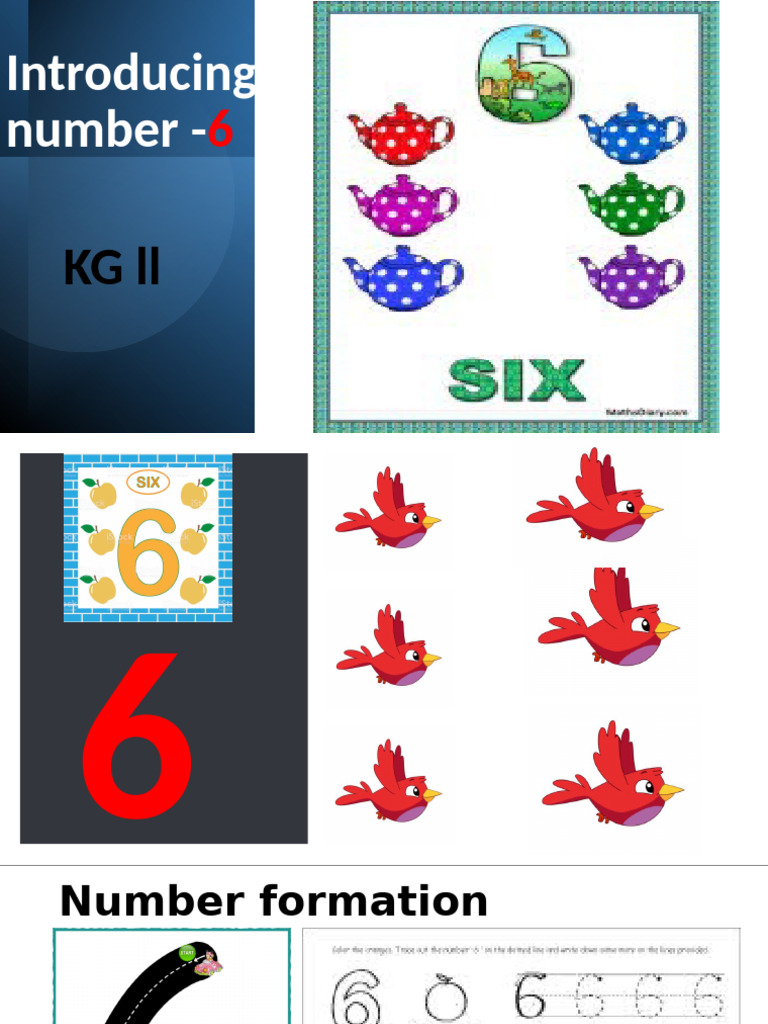 Number 6 Activities for Kids | PDF